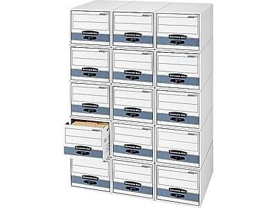 Bankers Box Stor/Drawer Steel Plus File Drawers, Letter Size, 6/Carton ...