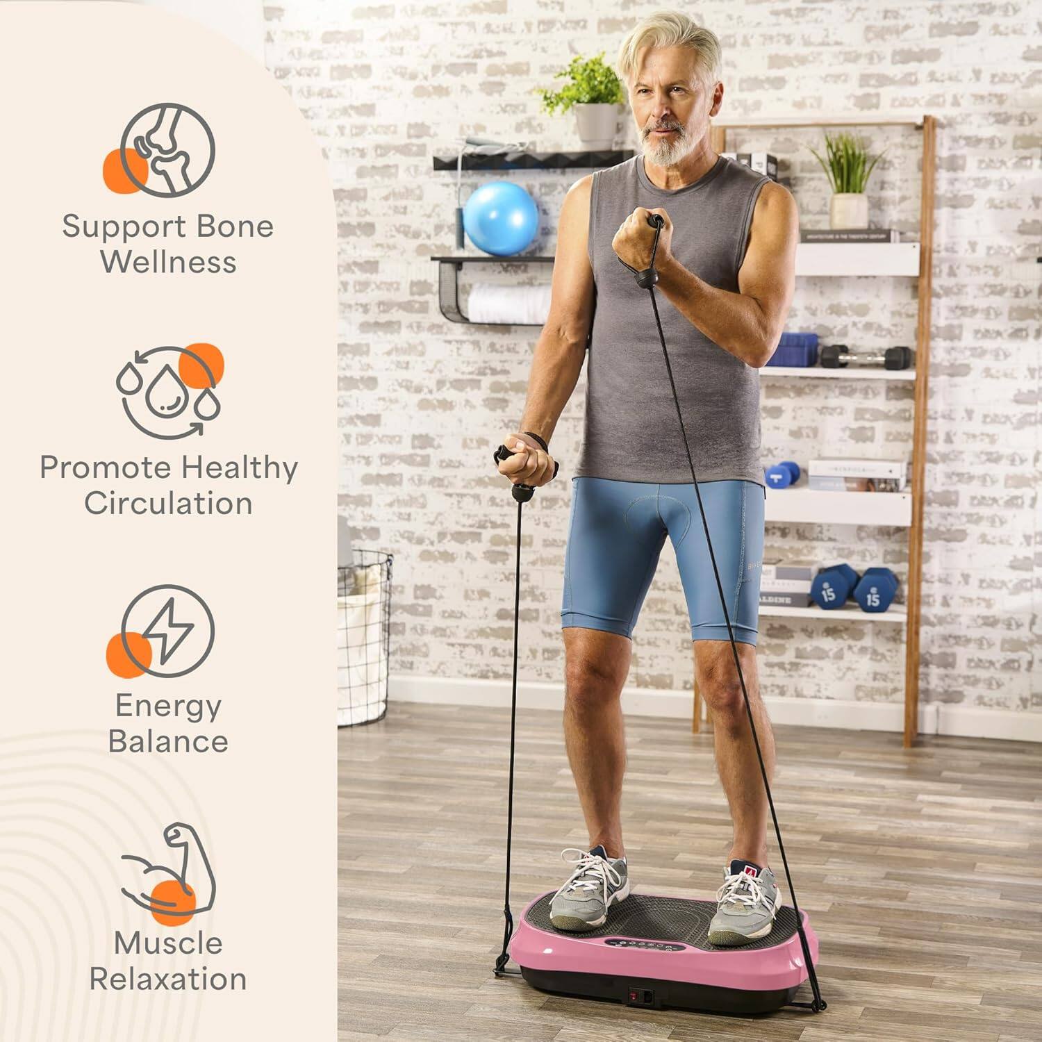 LifePro Waver Mini Vibration Plate – Whole Body Exercise Machine for ...