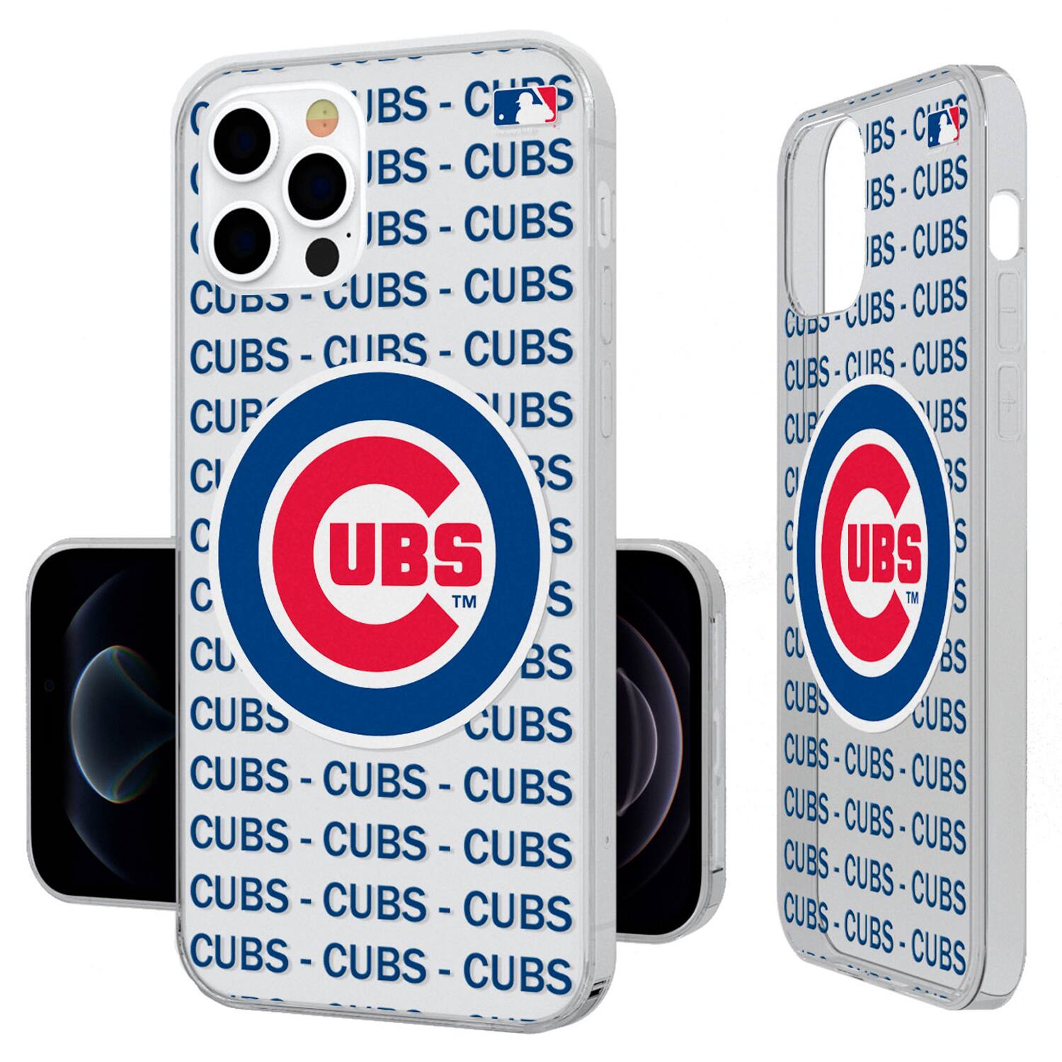 Keyscaper MLB Chicago Cubs Text Backdrop Clear iPhone Case 15 Plus ...