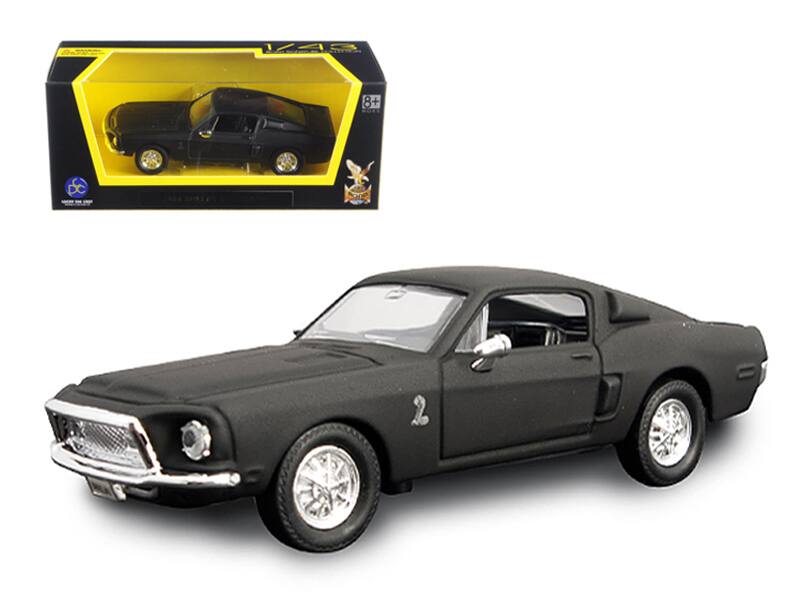 1968 Ford Mustang Shelby GT500 KR Matt Black 1/43 Diecast Model Car by ...