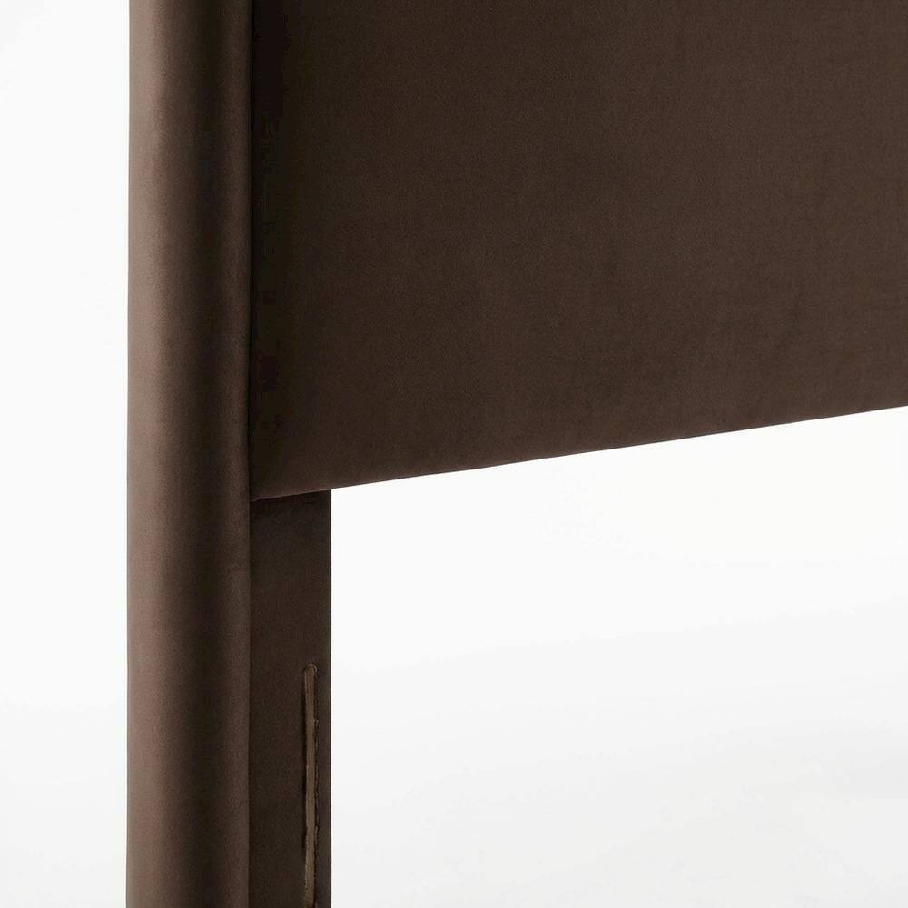 FurniFact Velvet King Headboard in Soft Fabric, Plush Upholstery ...
