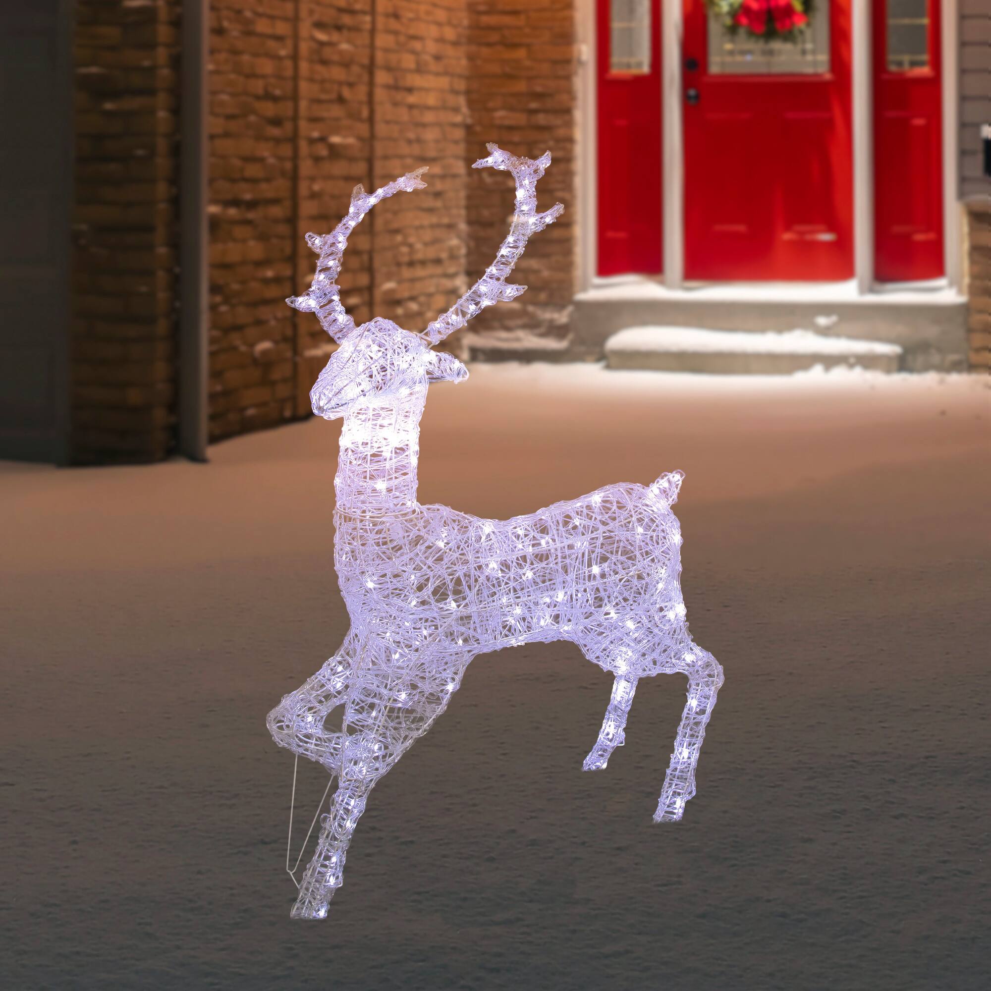 Northlight Commercial Grade Acrylic Reindeer Outdoor Christmas ...