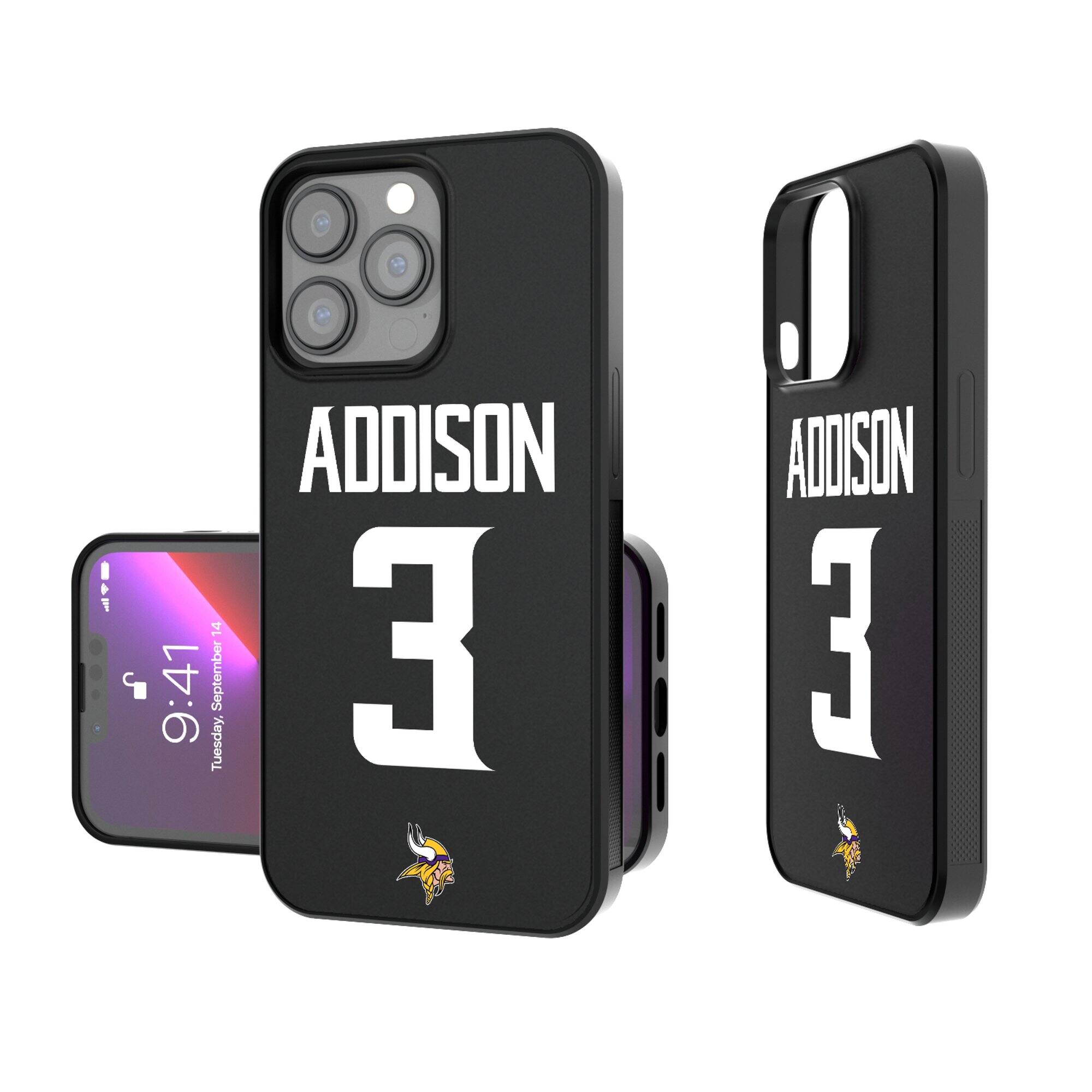 Keyscaper NFL Jordan Addison Minnesota Vikings iPhone Bump Case 14 Pro ...