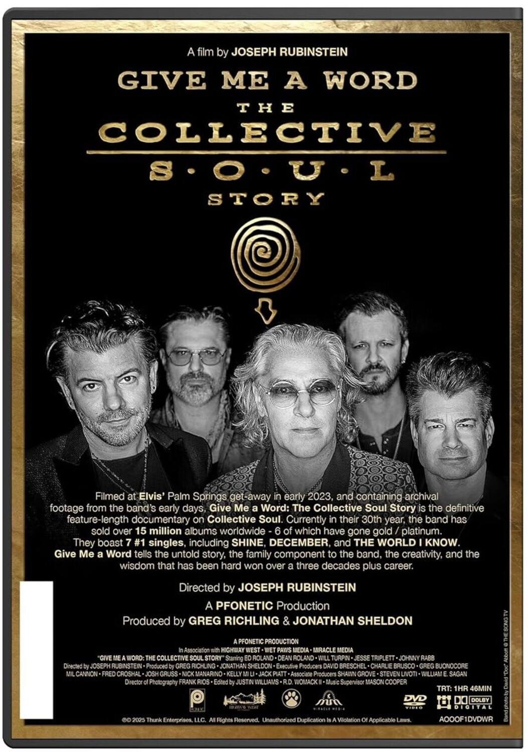 Give Me a Word: The Collective Soul Story DVD - Best Buy