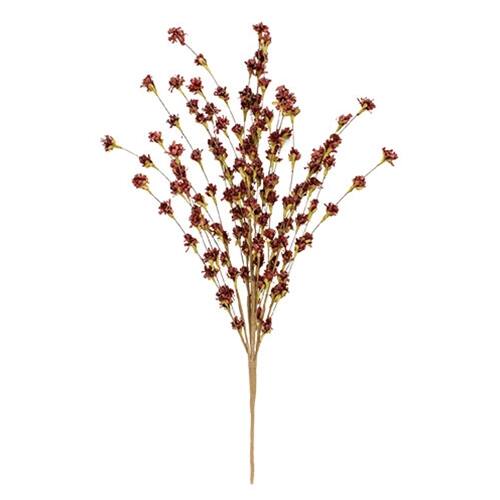 BreeBe Fall Blossoms Spray 24" Burgundy FSR2320665BG - Best Buy