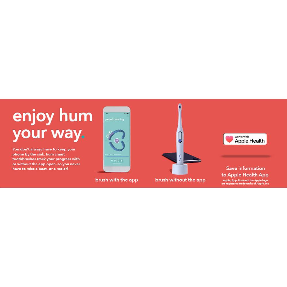 Colgate Hum Smart Electric Toothbrush, Rechargeable Sonic Toothbrush w ...