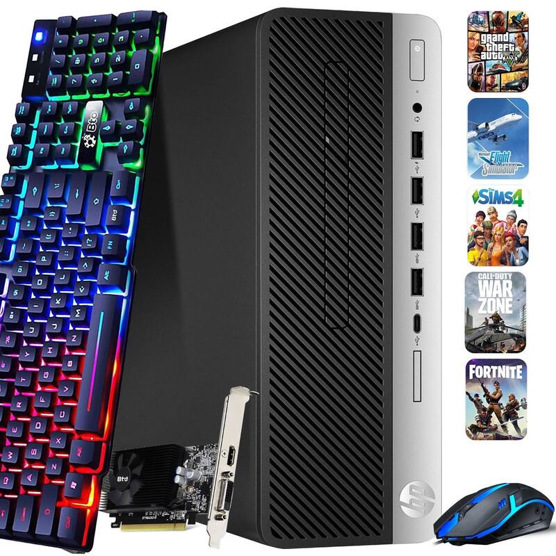 HP Refurbished Excellent ProDesk G4 SFF Gaming PC | Intel i5 8th 3.0GHz ...