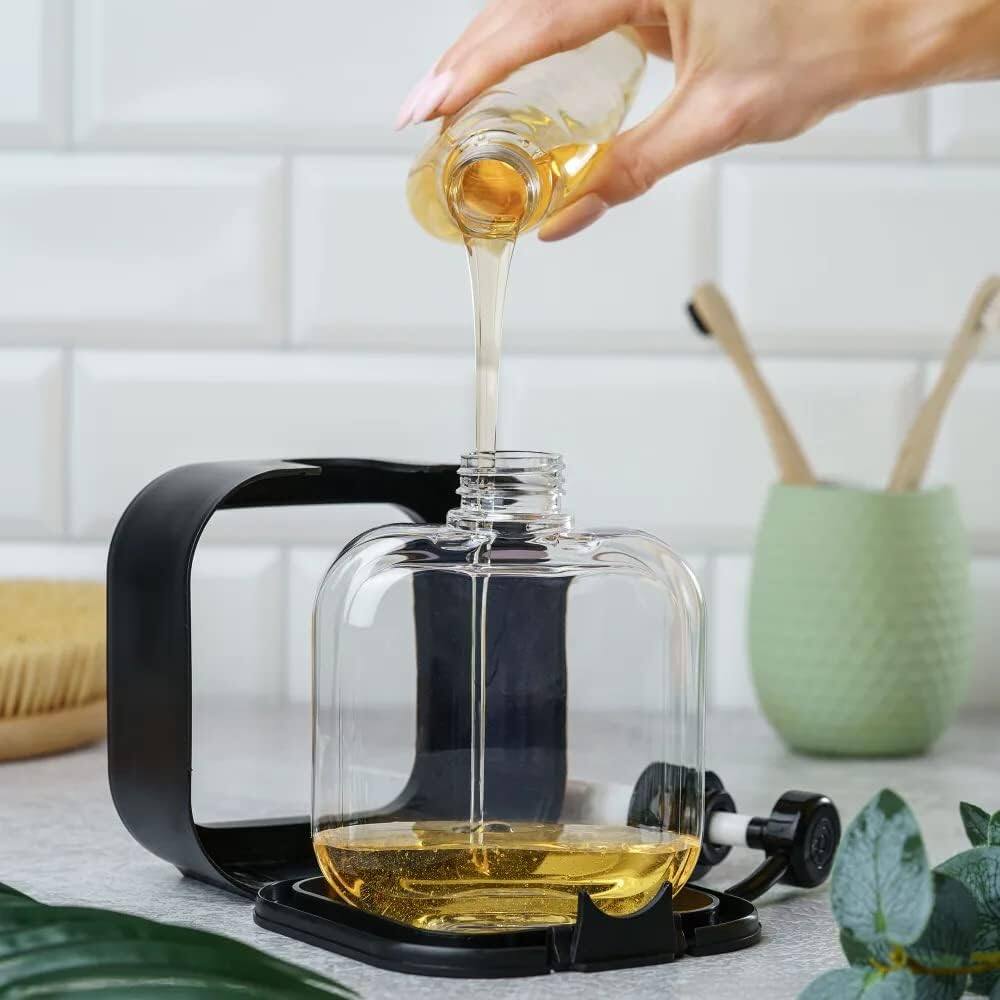 Dapper Styles Hand Soap Dispenser For Bathroom Modern Dish Kitchen Sink ...