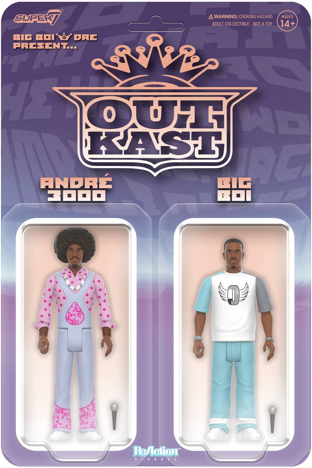 OutKast Super7 OutKast ReAction Figures Wv3 OutKast (Big Boi & Dre Present) Multicolor ...