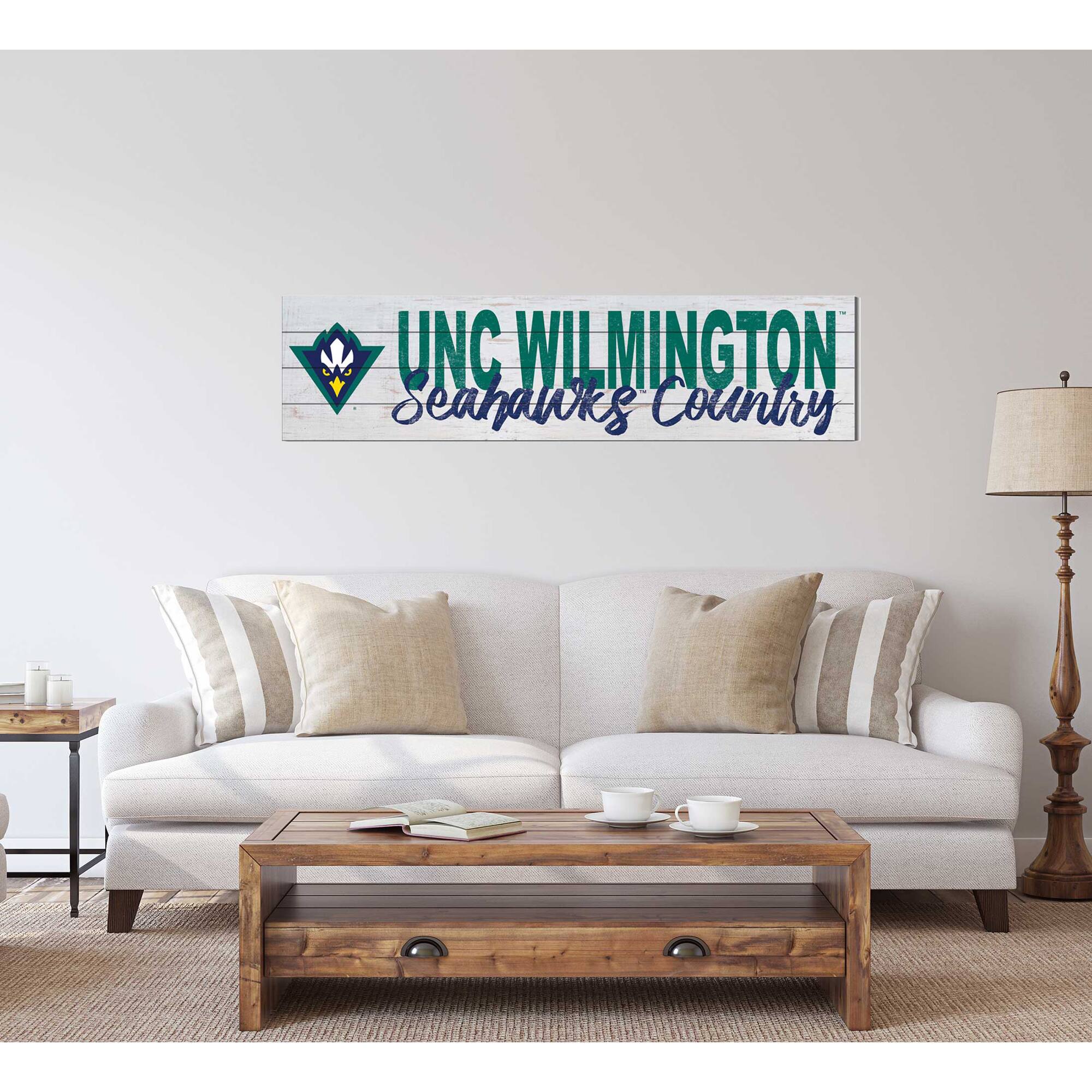 Jardine UNC Wilmington Seahawks 40'' x 10'' Logo Sign White 4953541 ...