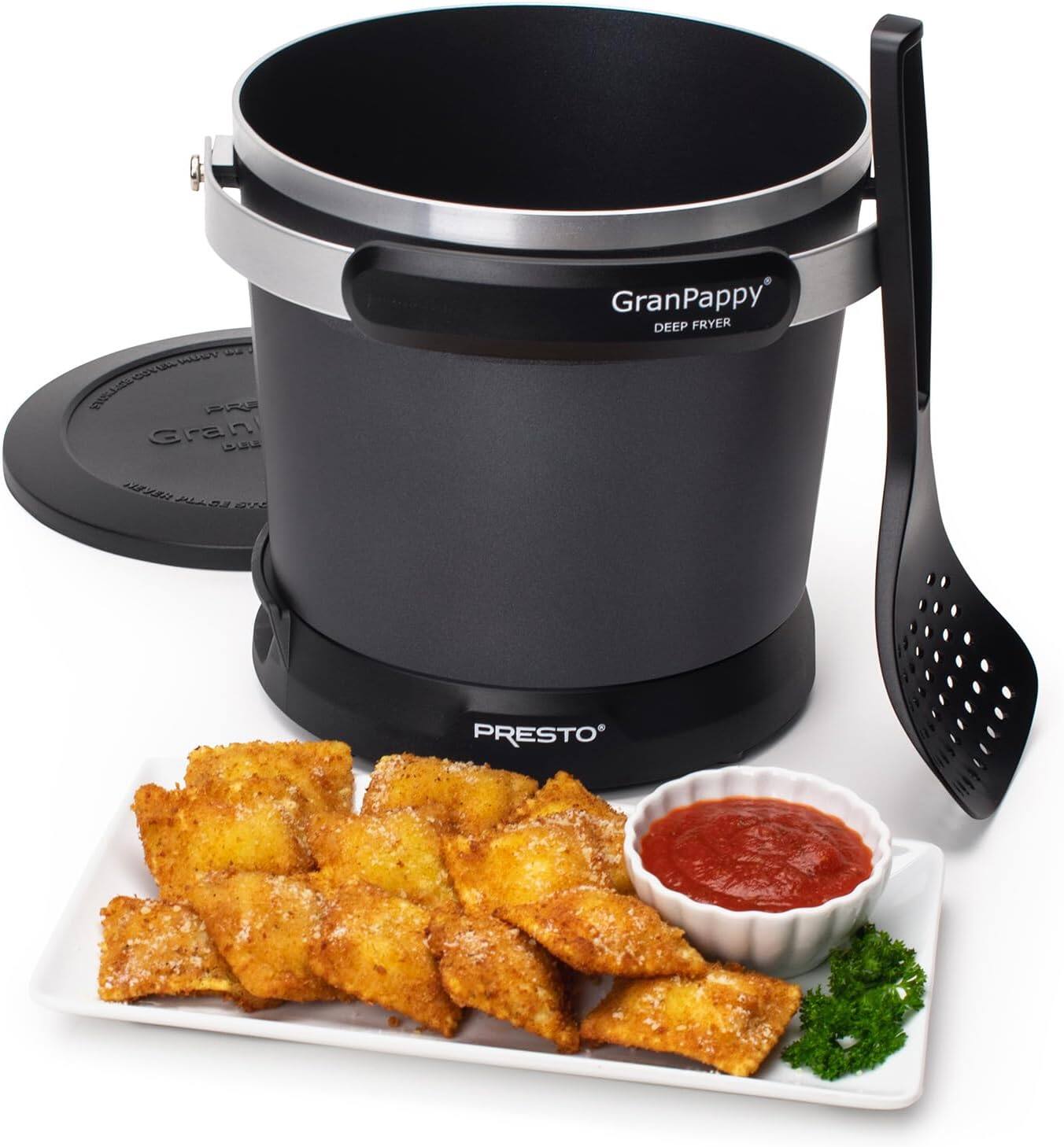 Presto 05411 Granpappy Electric Deep Fryer Black 05411 - Best Buy