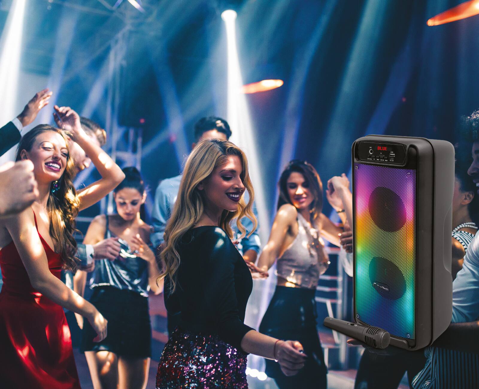 TopTech KL 40 Rumble Tower Bluetooth Speaker, Flame Effects, 2x4" Woofer Black KL-40 - Best Buy