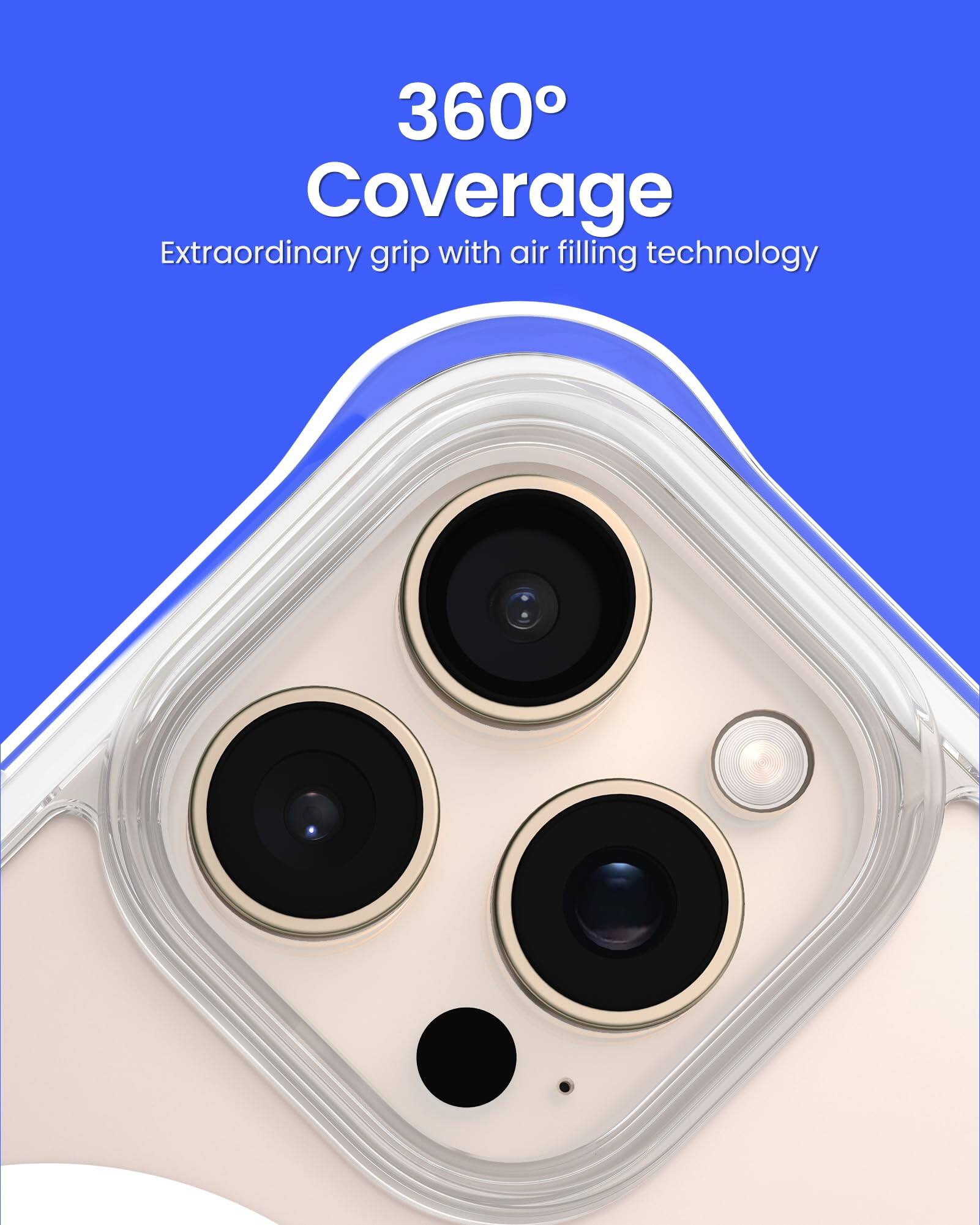 Ornarto Air Case for iPhone 16 Pro Clear, Compatible with MagSafe ...