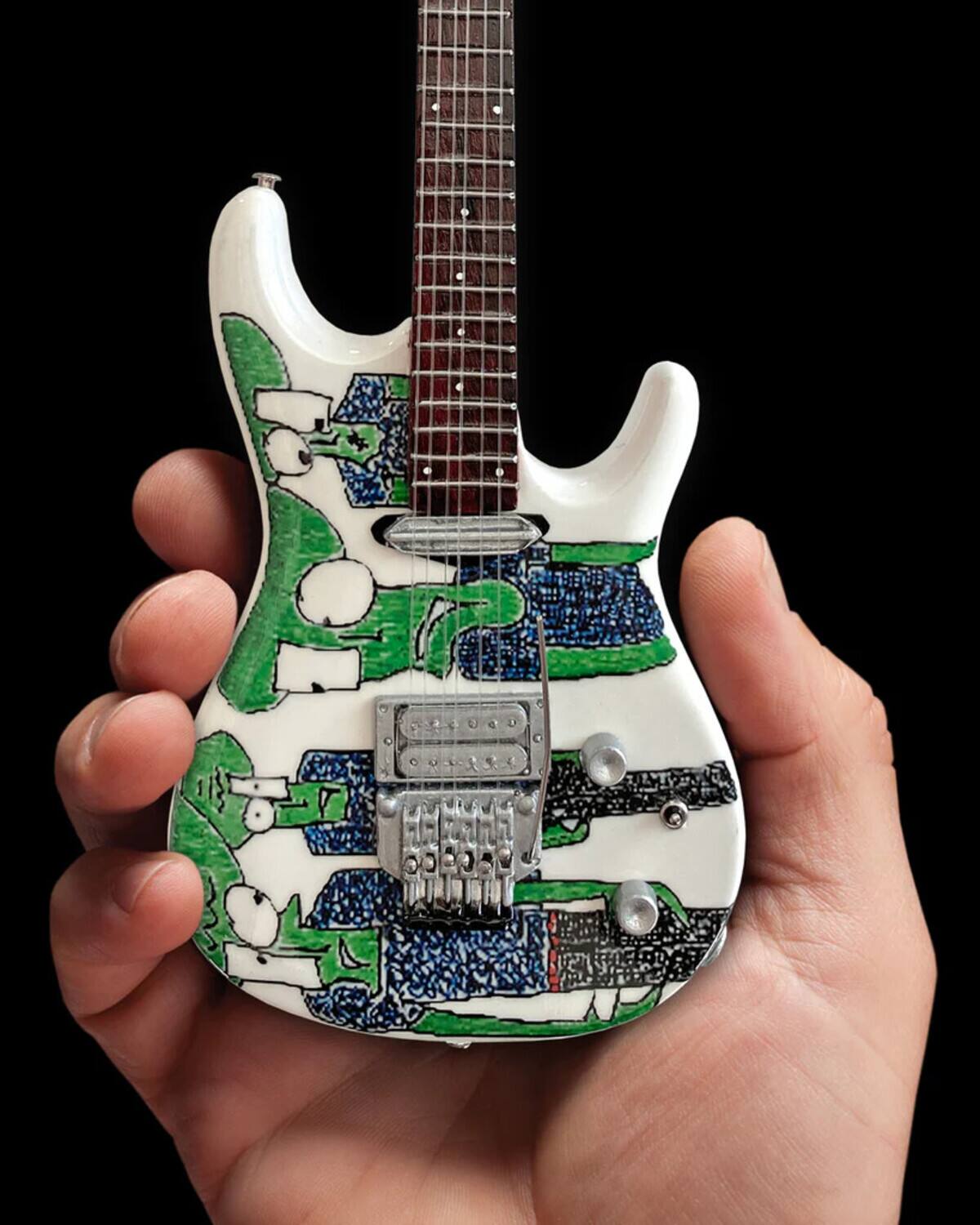 Joe Satriani Axe Heaven Joe Satriani Original Alien Art Miniature ...