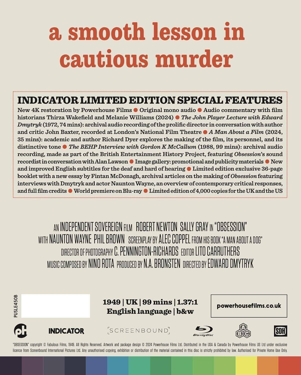 Obsession (aka The Hidden Room) BLU RAY - Best Buy