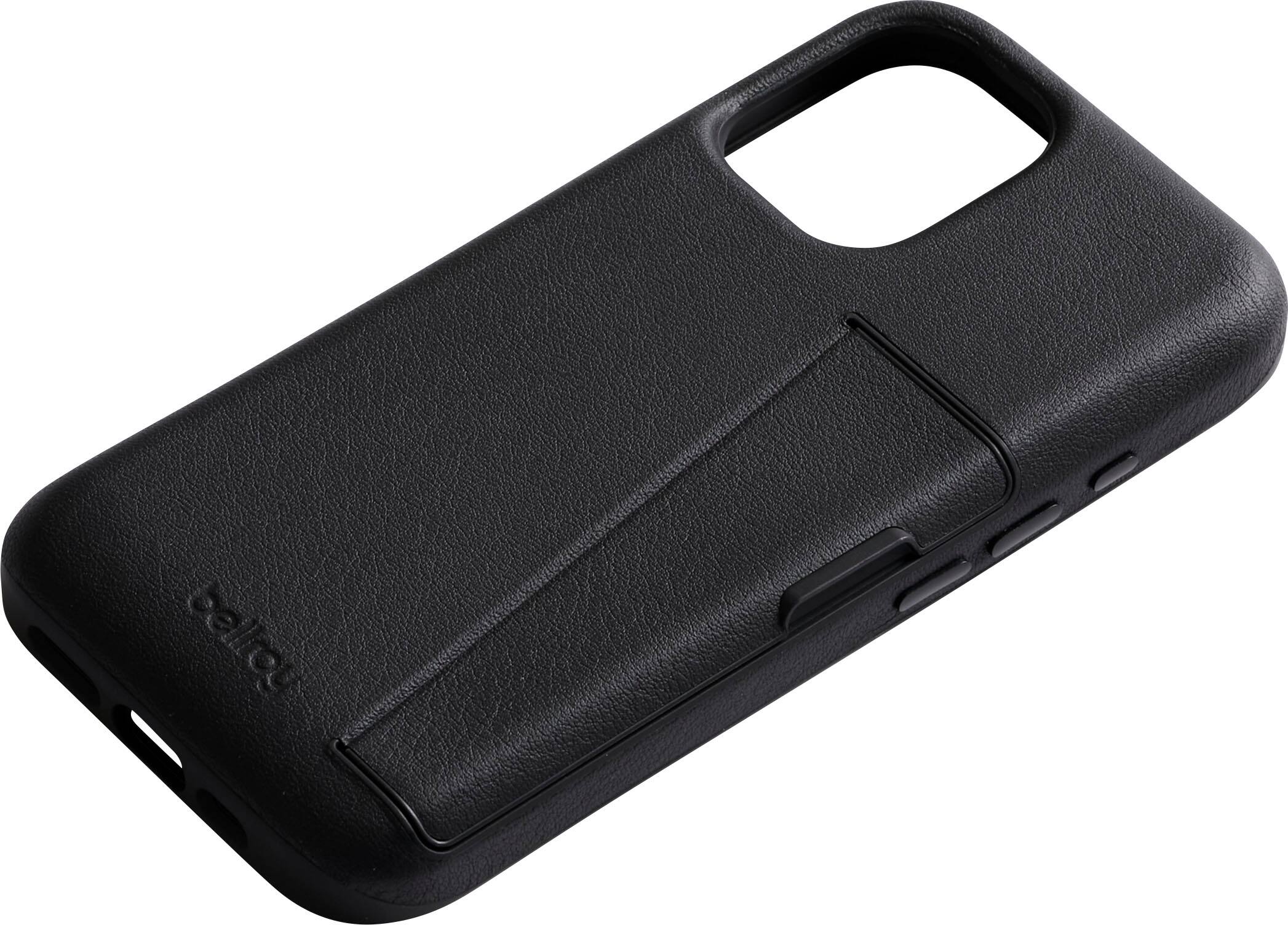 Bellroy iPhone 16 3 Card Leather Phone Case Black PTAG-BLK-134 - Open ...