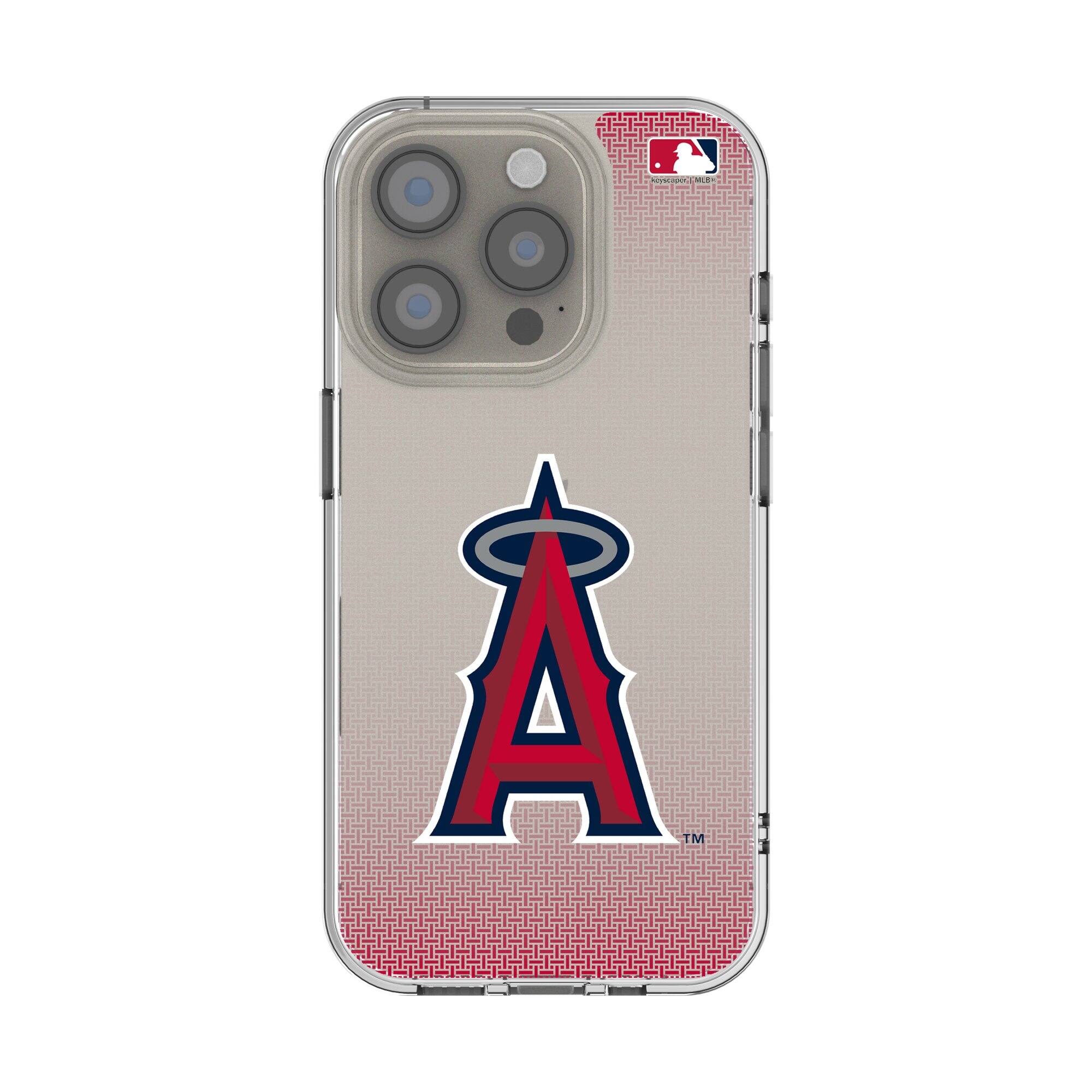 Keyscaper MLB Los Angeles Angels Linen Logo iPhone Clear Case 16 Pro ...