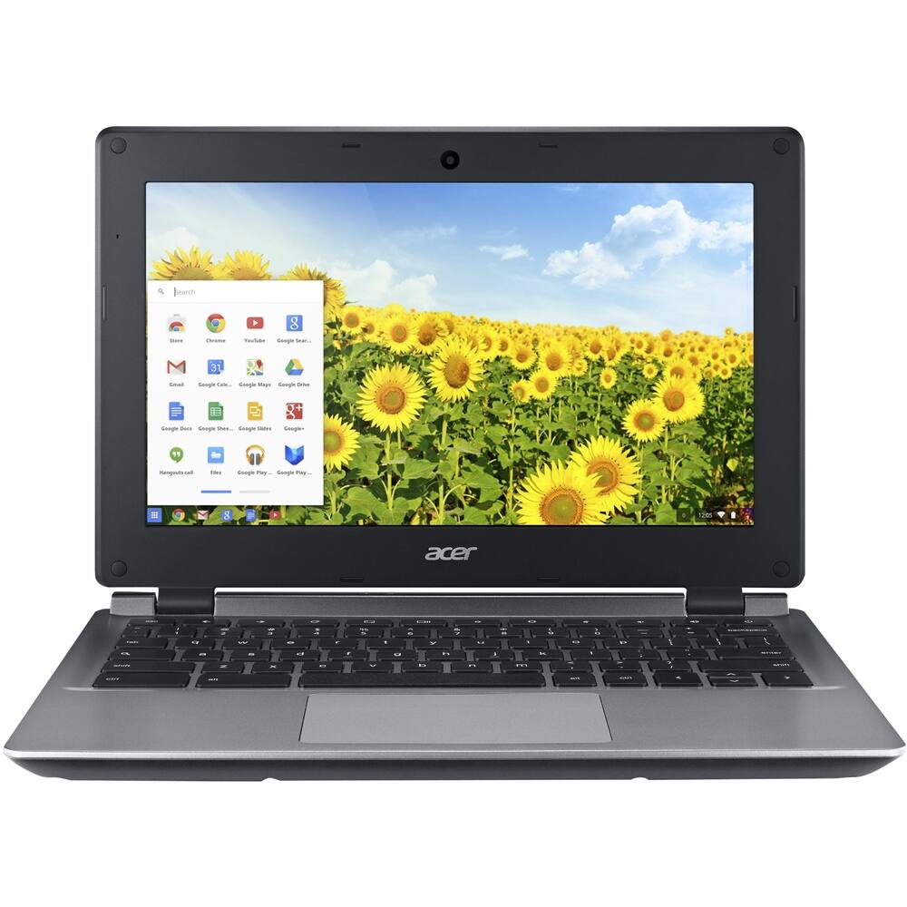 Acer 11.6" Chromebook Intel Celeron 4GB Memory 16GB eMMC Flash Memory ...