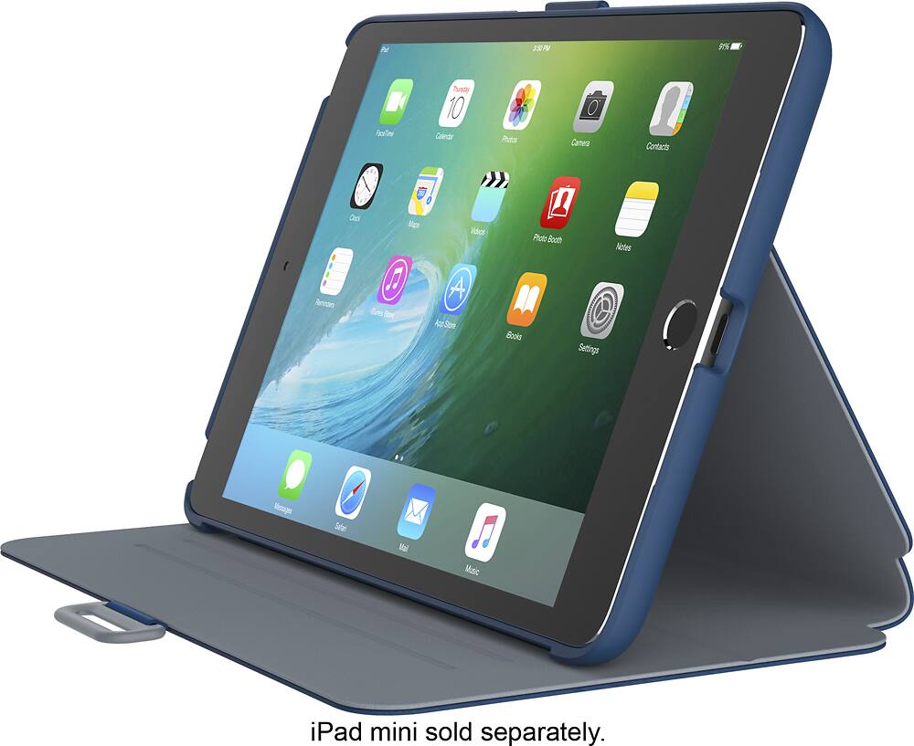 Best Buy: Speck StyleFolio Case for Apple iPad mini 4 Deep sea blue ...