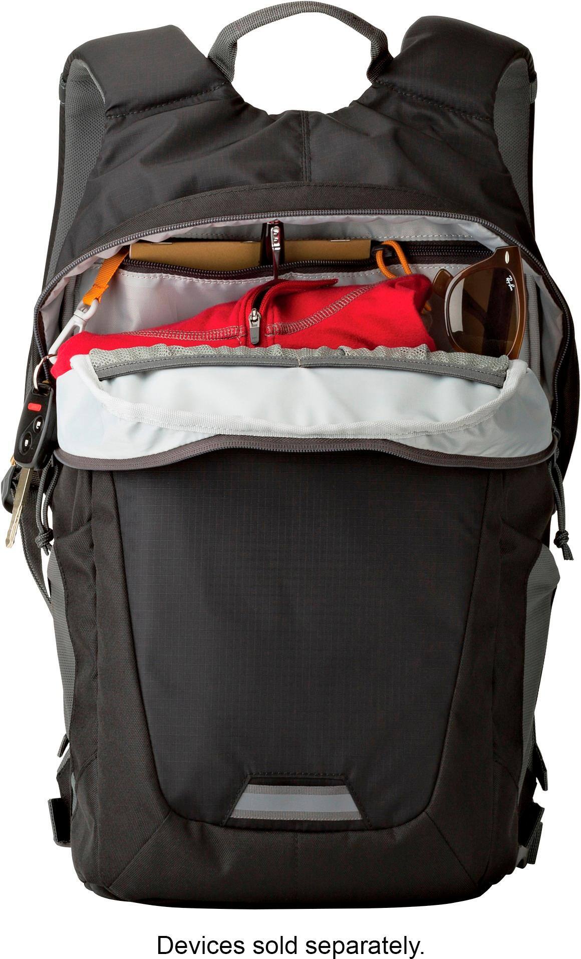 Best Buy: Lowepro Photo Hatchback Camera Backpack Gray, Black LP36955