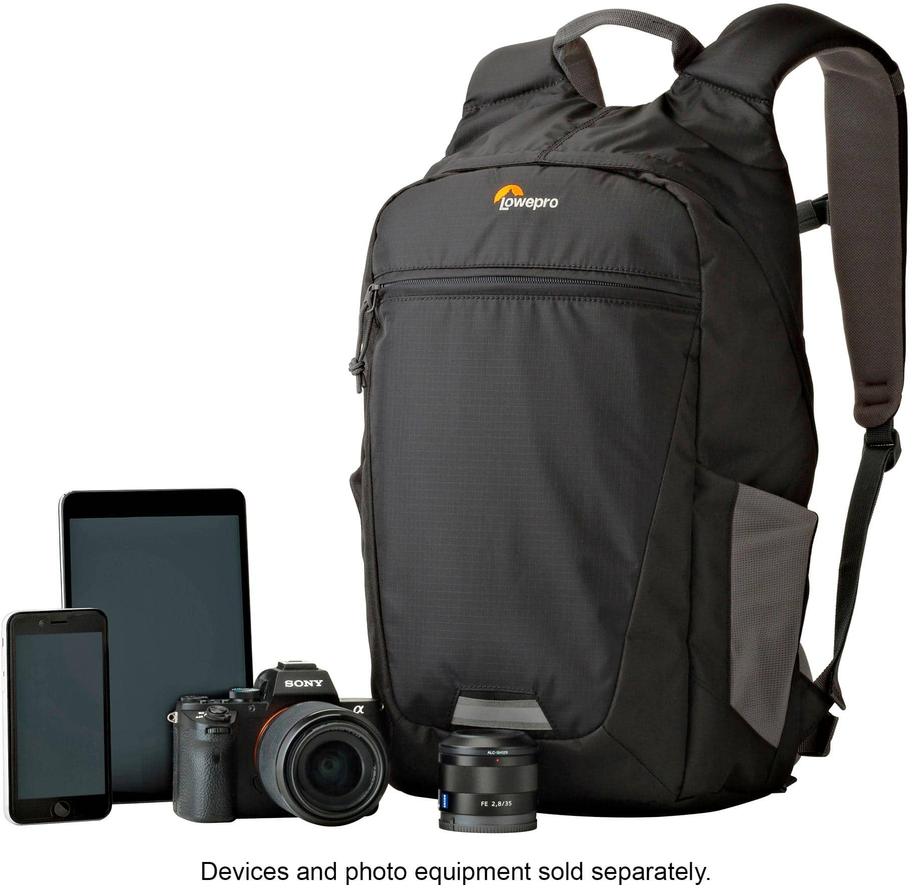 Best Buy: Lowepro Photo Hatchback Camera Backpack Gray, Black LP36955