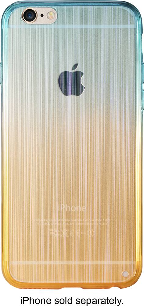 Best Buy: Dynex™ Back Cover for Apple iPhone 6 and 6s Blue, Orange DX ...