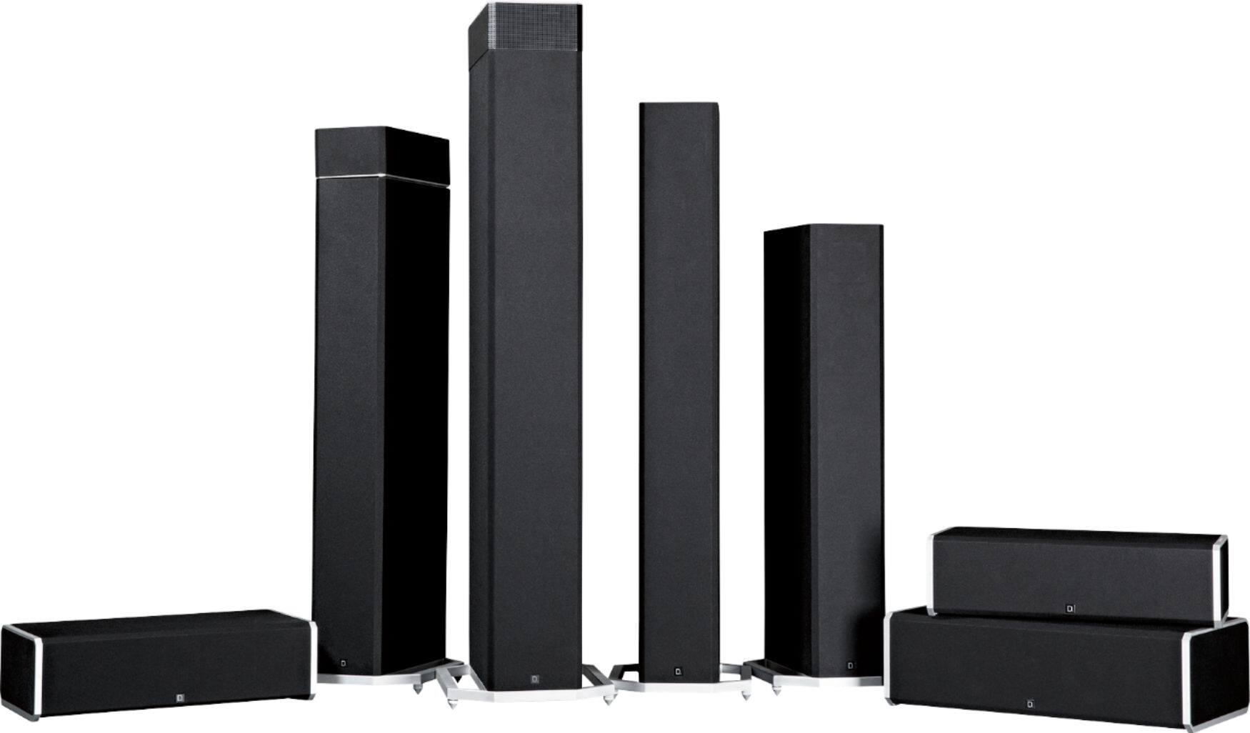 Definitive Technology High Performance 2 Way Surround Speaker Black ...
