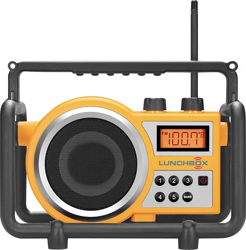 Customer Reviews: Sangean LUNCHBOX AM/FM Compact Radio Yellow LB-100 ...
