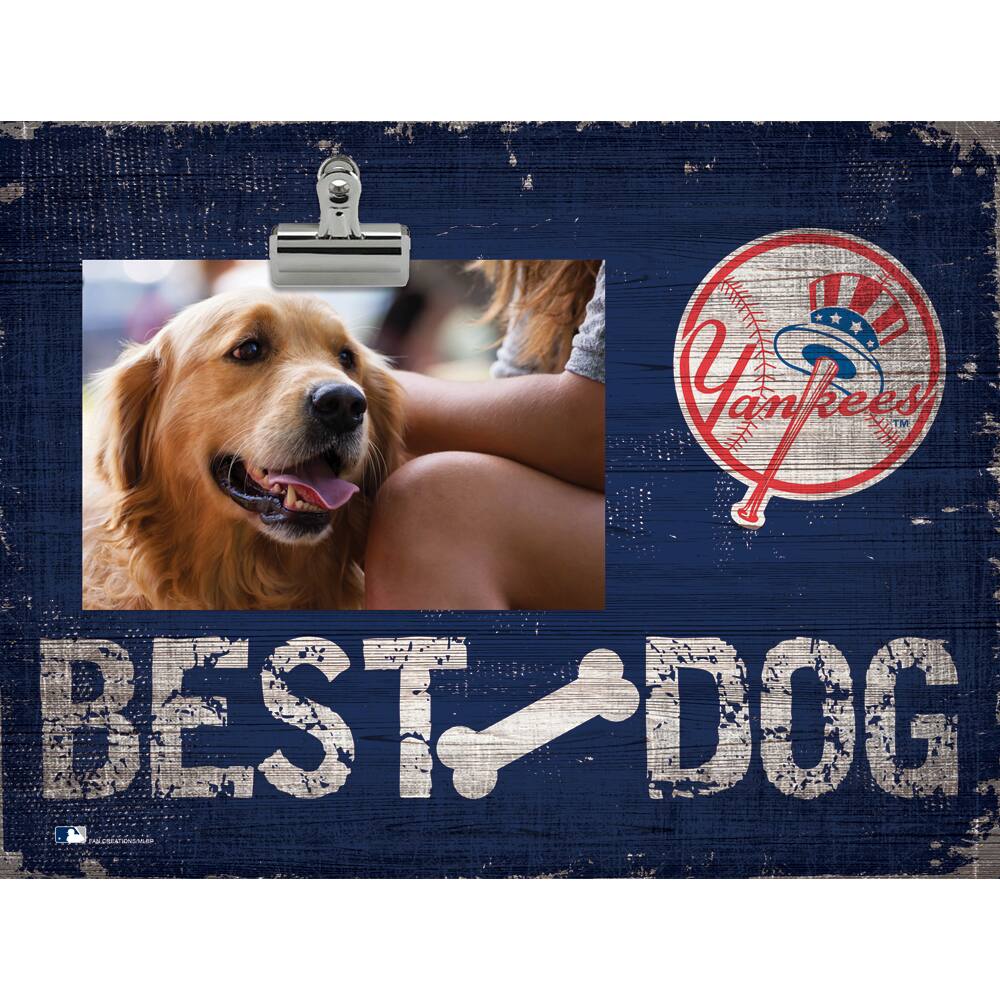 Fan Creations New York Yankees 10.5" x 8" Best Dog Clip Photo Frame ...