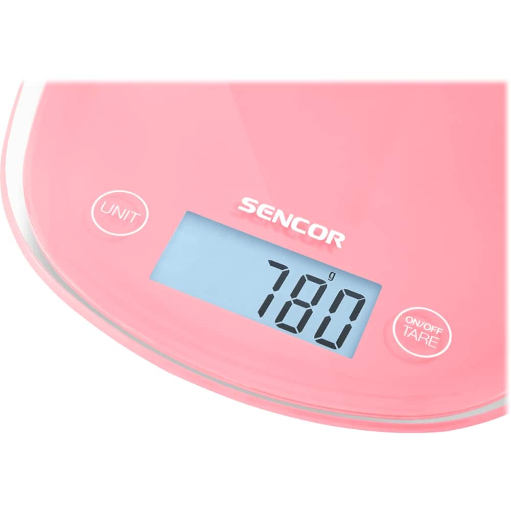 Best Buy: Sencor Pastel Kitchen Scale Coral red SKS 34RD-NA