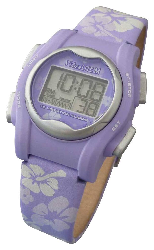 Global VibraLite 8 Vibrating Watch Purple Leather HAR553800F026 - Best Buy