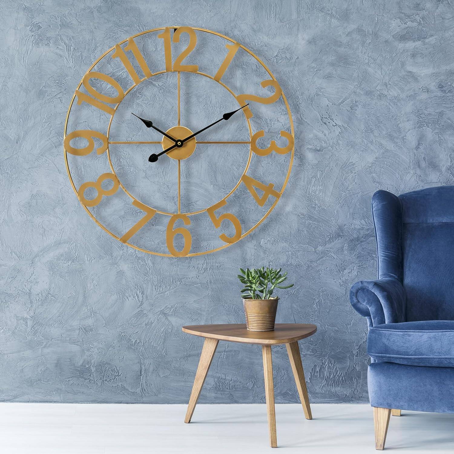 Sorbus Large Wall Clock for Living Room Decor, 24 inch Wall Clock ...