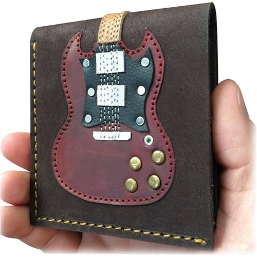 Best Buy: Axe Heaven Double Cutaway Electric Guitar Wallet GW-005