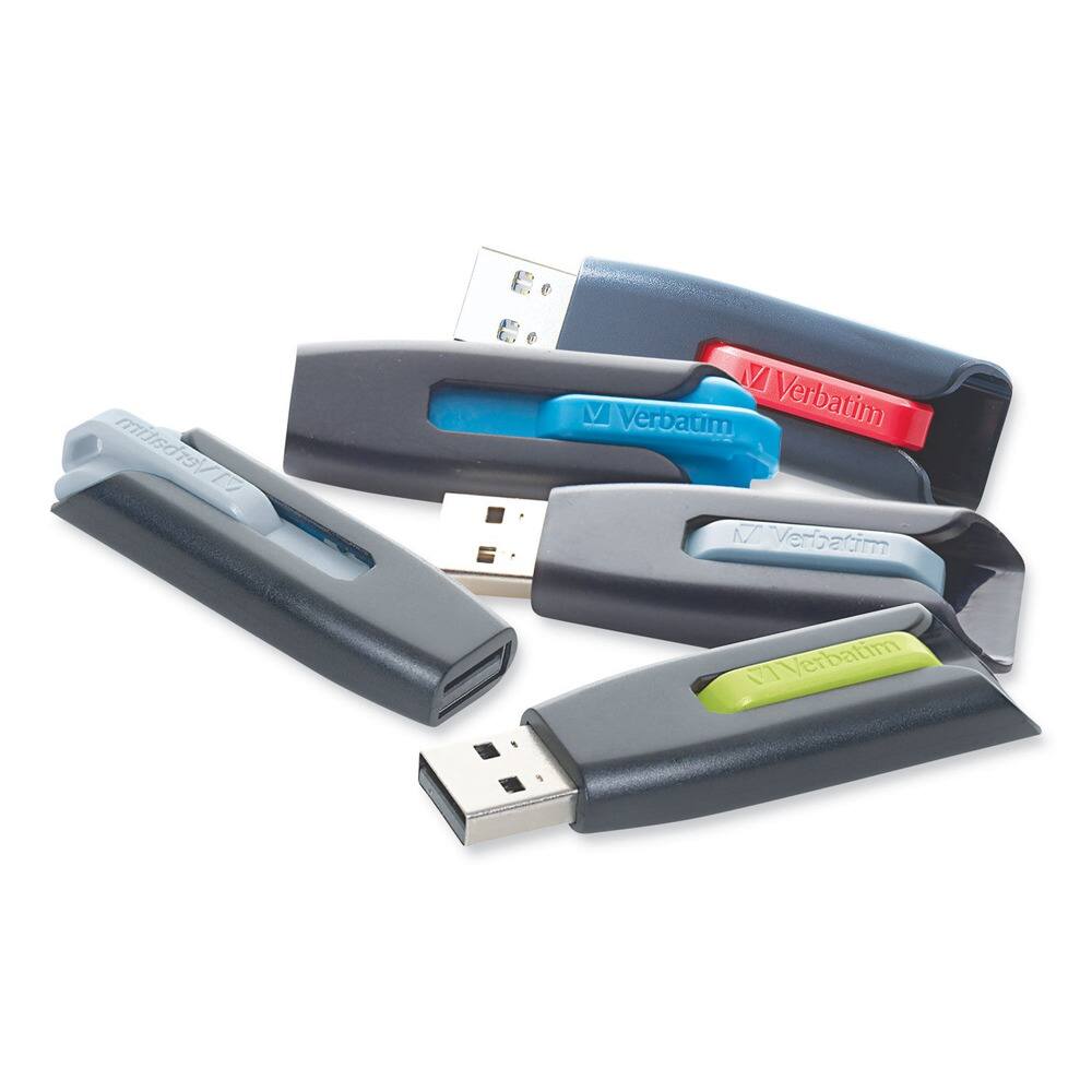 Verbatim 128GB Store 'n' Go® V3 USB 3.2 Gen 1 Flash Drive 128GB Gray ...