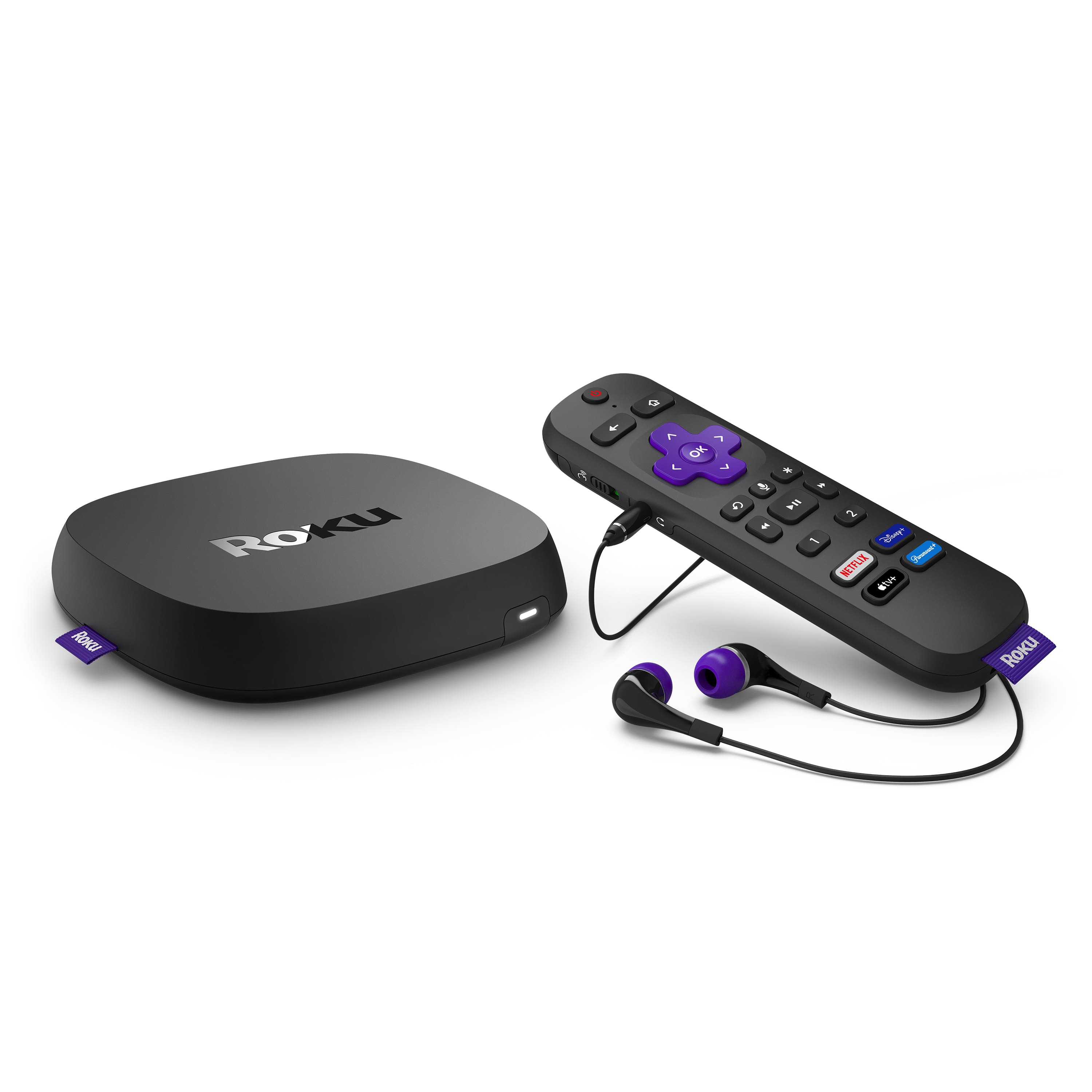 Roku Ultra | 4K/HDR/Dolby Vision Streaming Device and Voice Remote Pro with Rechargeable Battery ...