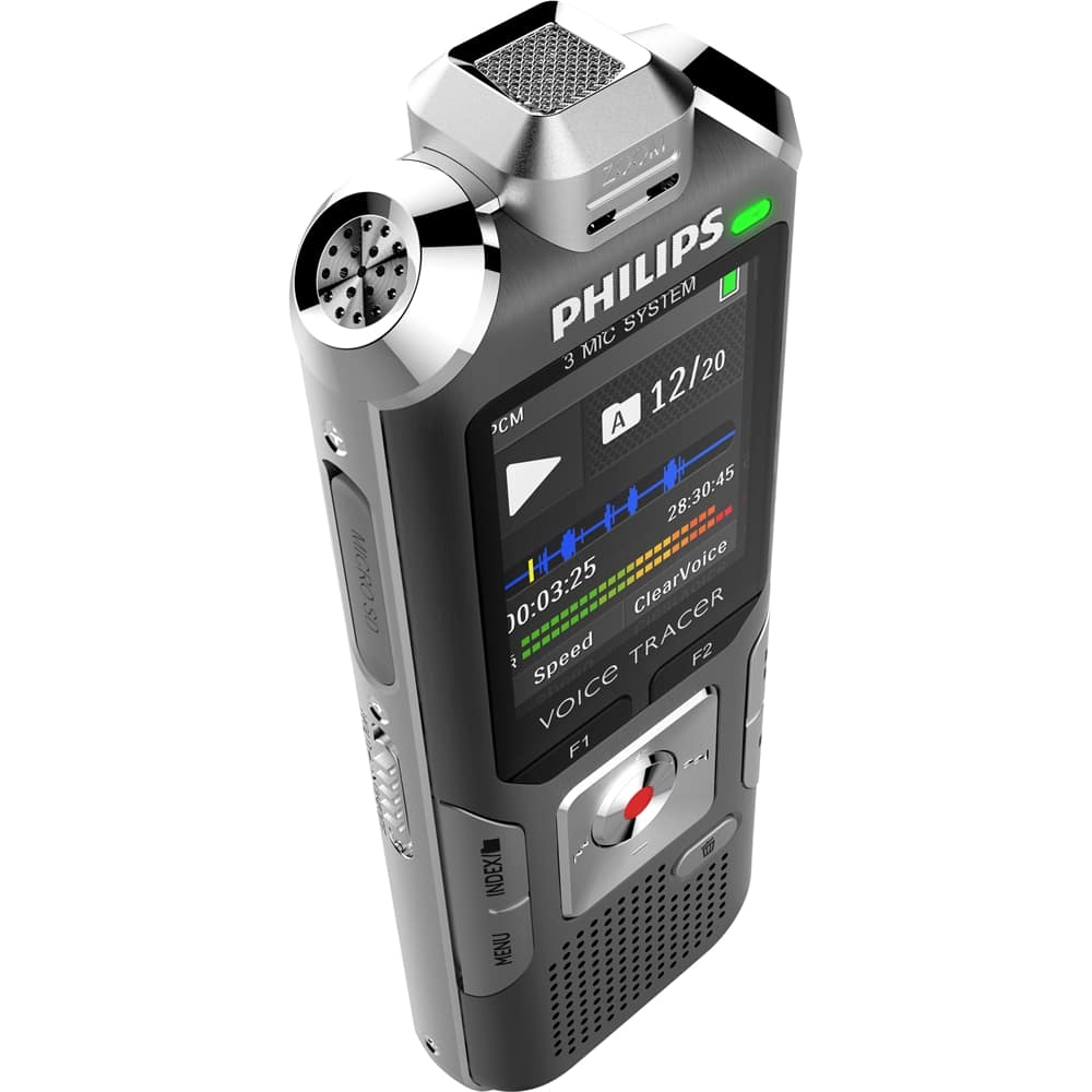 Best Buy: Philips Voice Tracer Digital Recorder Silver shadow/anthracite DVT6000