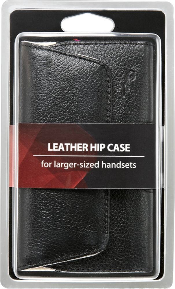 Best Buy: Rocketfish™ Leather Hip Case for Android Cell Phones Black RF ...