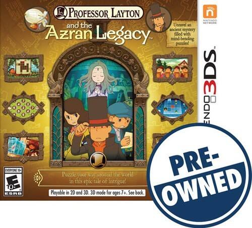 Pre Owned Professor Layton and the Azran Legacy Nintendo 3DS - Best Buy
