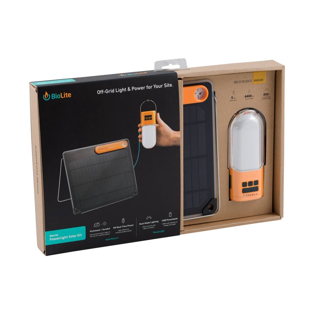 Best Buy: BioLite PowerLight Solar Kit Black SXA1001