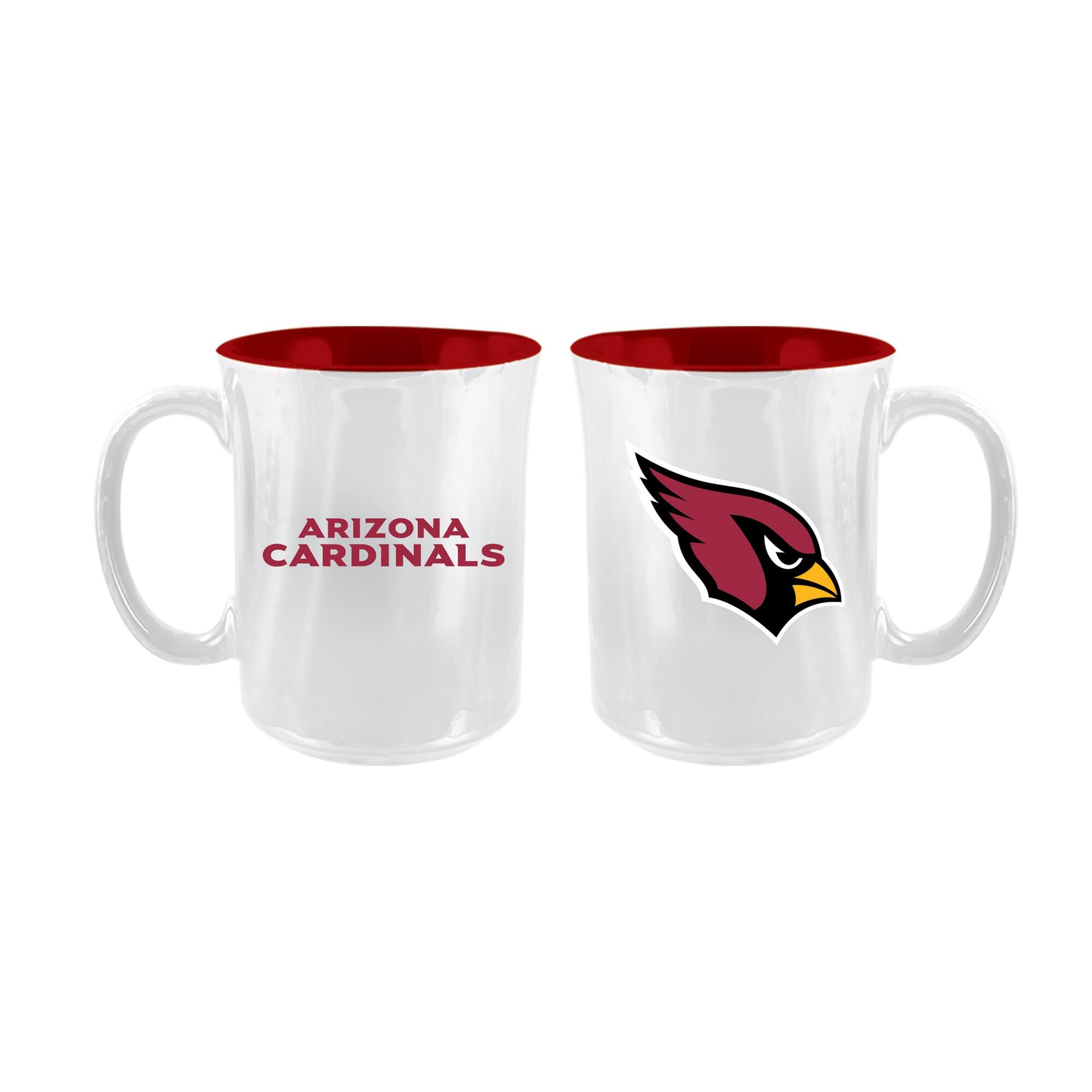 The Memory Company Arizona Cardinals 2 Pack 15oz. Iridescent Ceramic ...