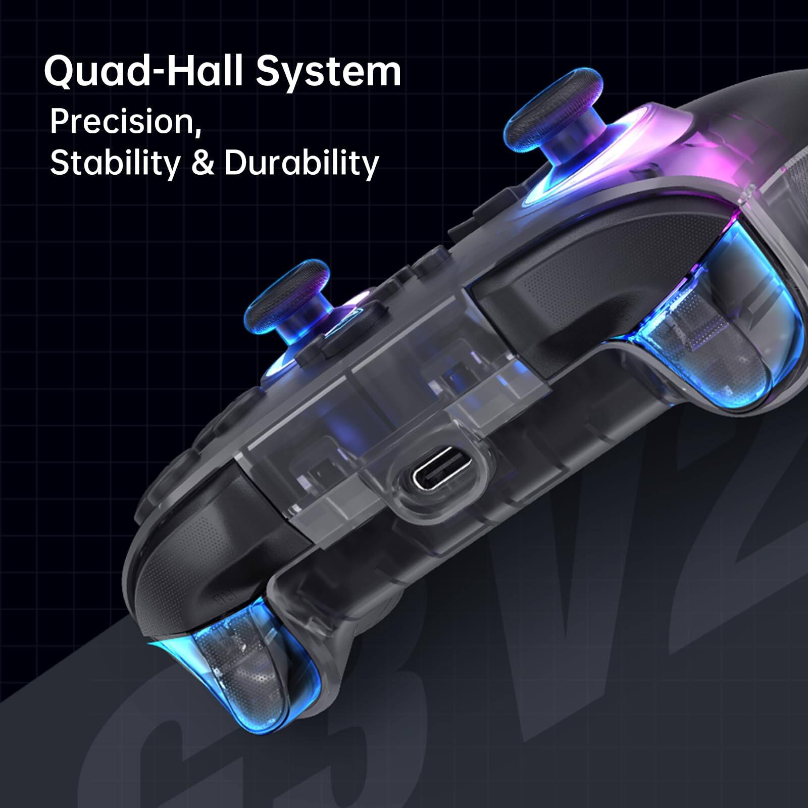 Dazzling Pops g3v2 controller for pc switch ios android hall effect ...