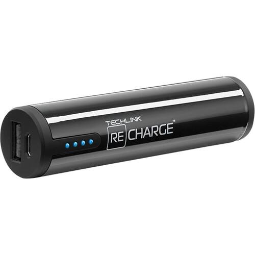 Best Buy: Techlink Recharge 2600 mAh Portable Charger Black 527037