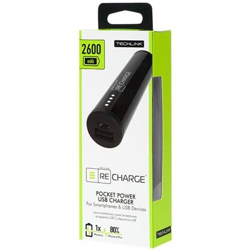 Questions and Answers: Techlink Recharge 2600 mAh Portable Charger ...