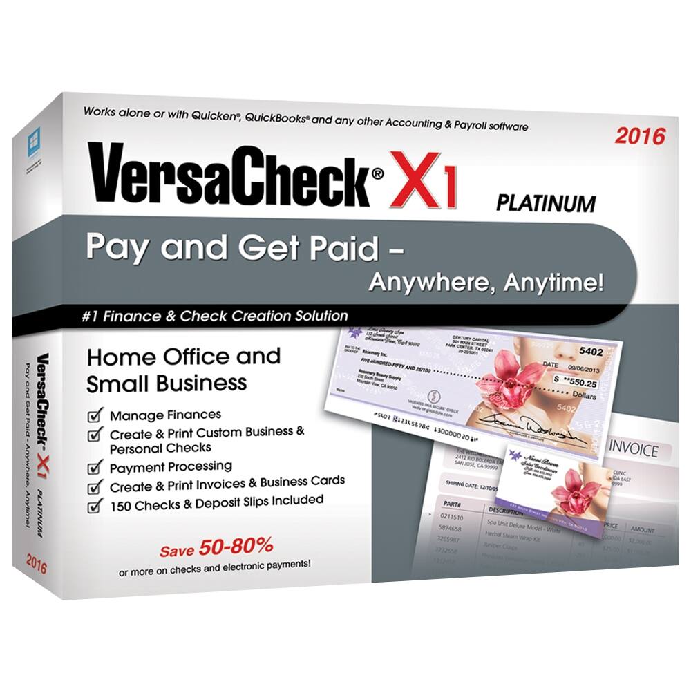 VersaCheck X1 Platinum 2016 Windows VCX116-6942 - Best Buy