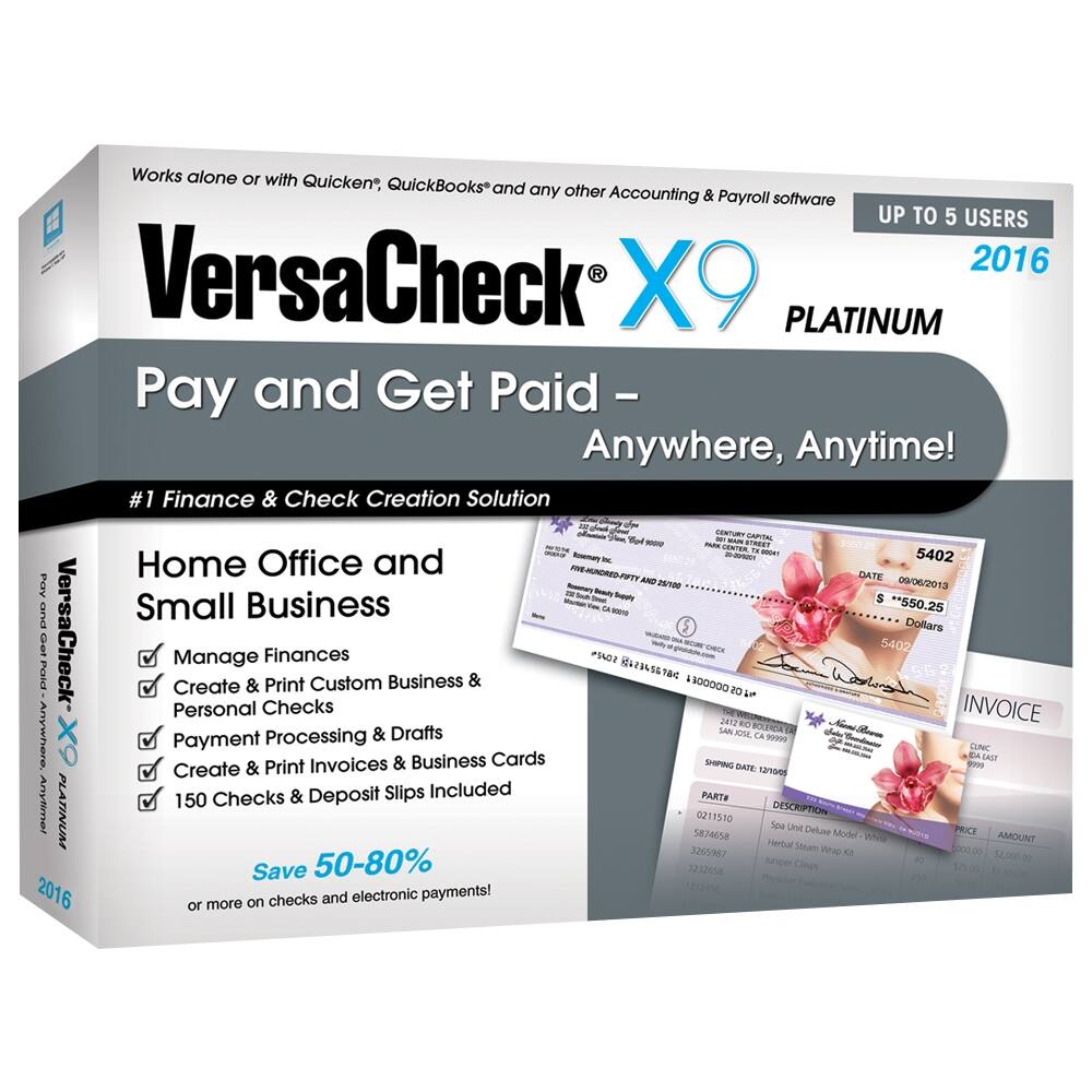 VersaCheck X9 Platinum 2016 Windows VCX916-7000 - Best Buy