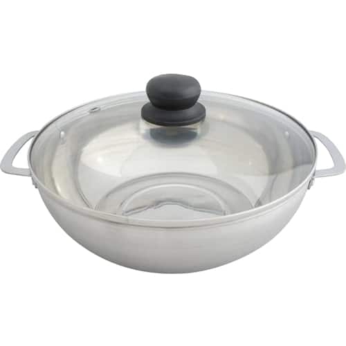 Best Buy: SPT 3.5L Stainless Steel Pot with Glass Lid Silver HK-4200B