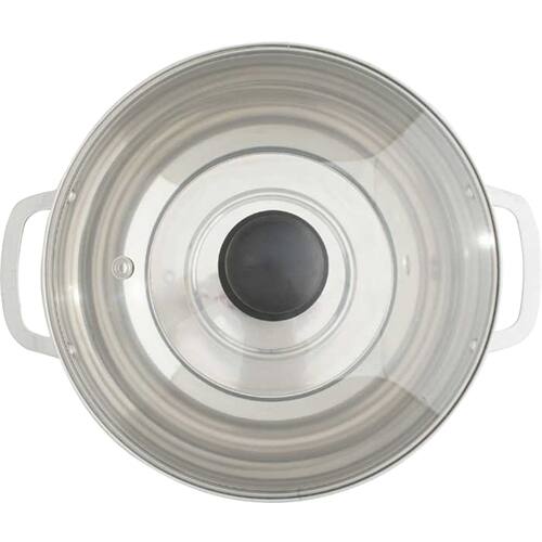 Best Buy: SPT 3.5L Stainless Steel Pot with Glass Lid Silver HK-4200B