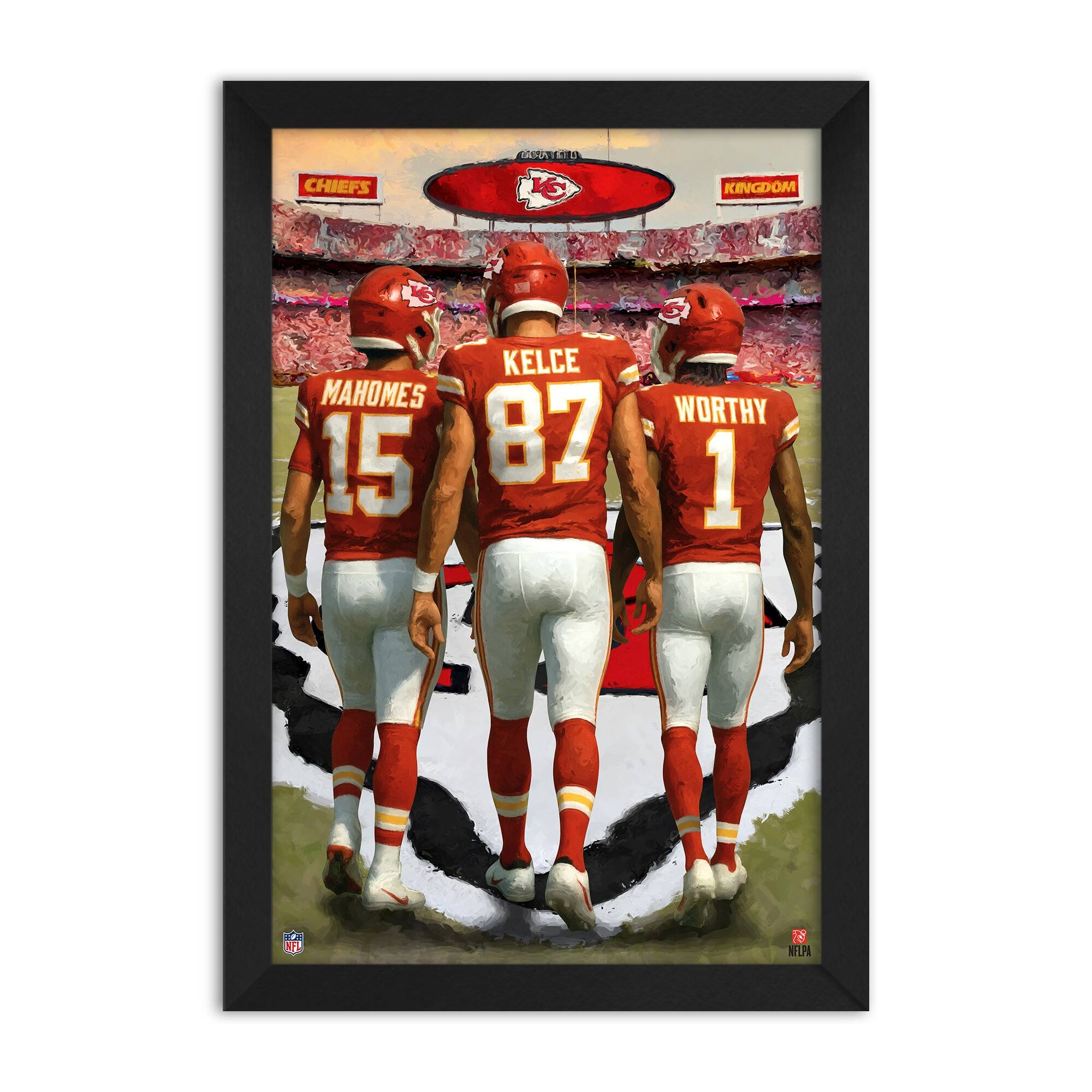 Sporticulture Patrick Mahomes, Travis Kelce & Xavier Worthy Kansas City ...