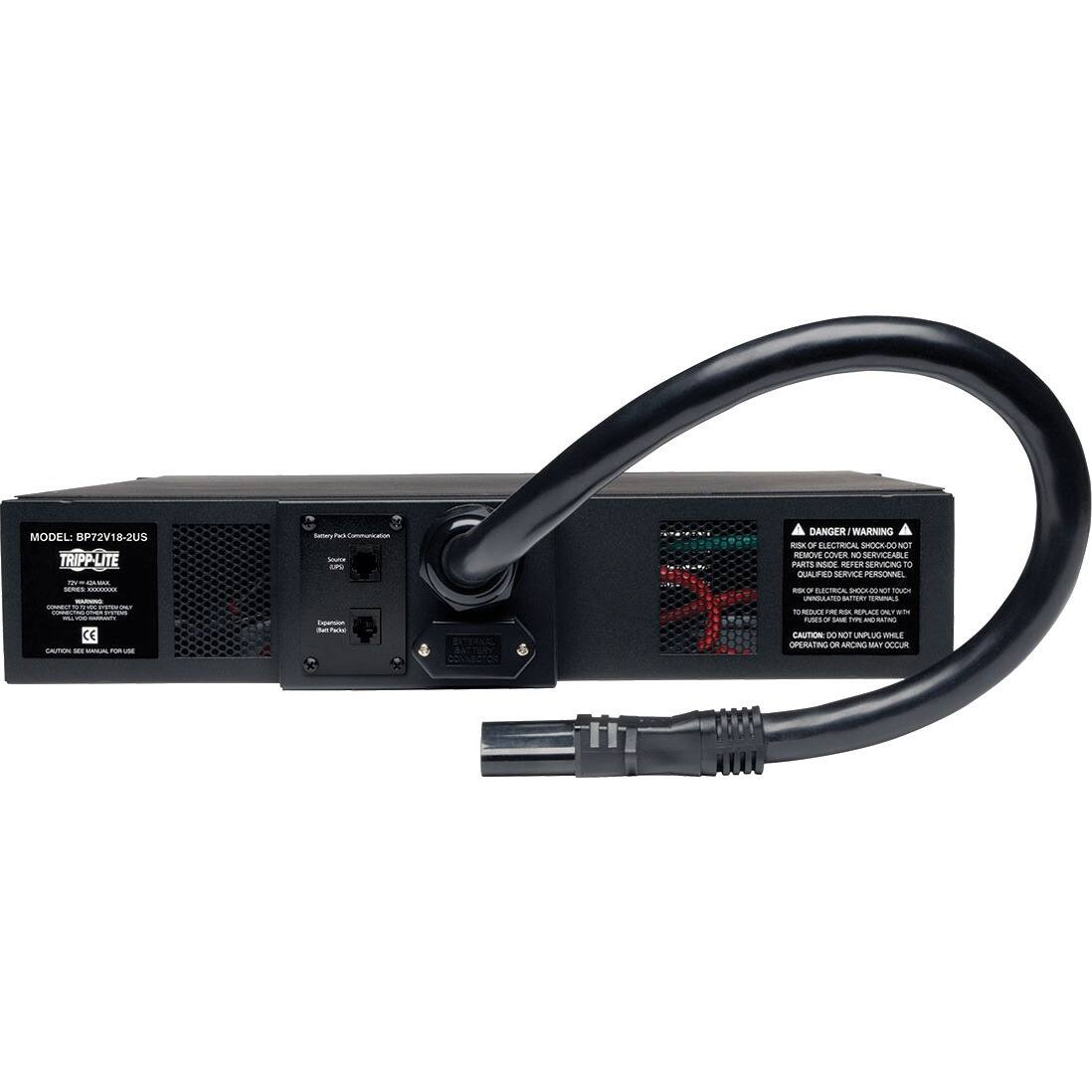 BP72V18 2US 2U EXTERNAL 72V RACK/TOWER BATTERY PACK FOR SELECT TRIPP ...