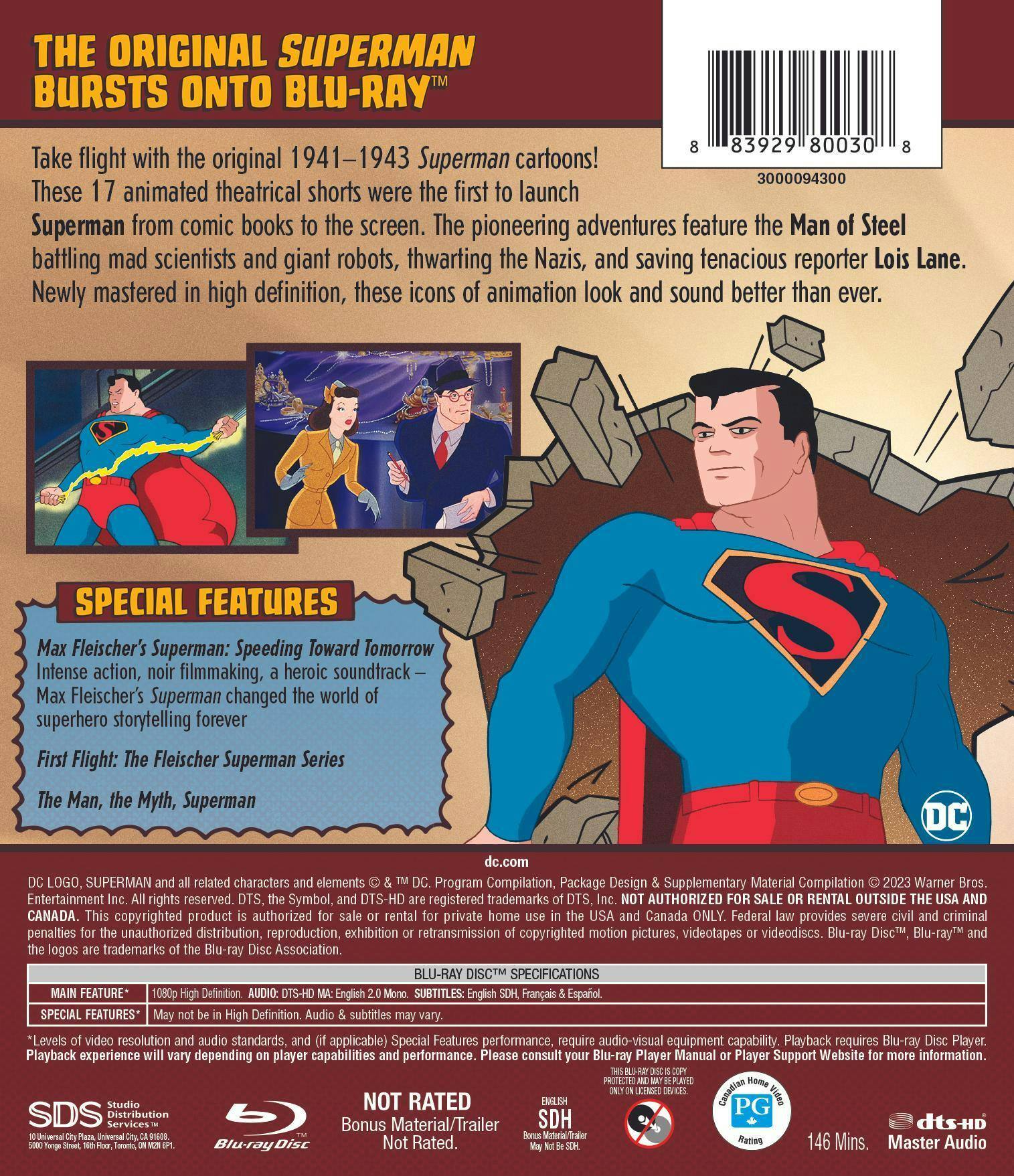 Max Fleischer's Superman: The Collection [Blu ray] - Best Buy